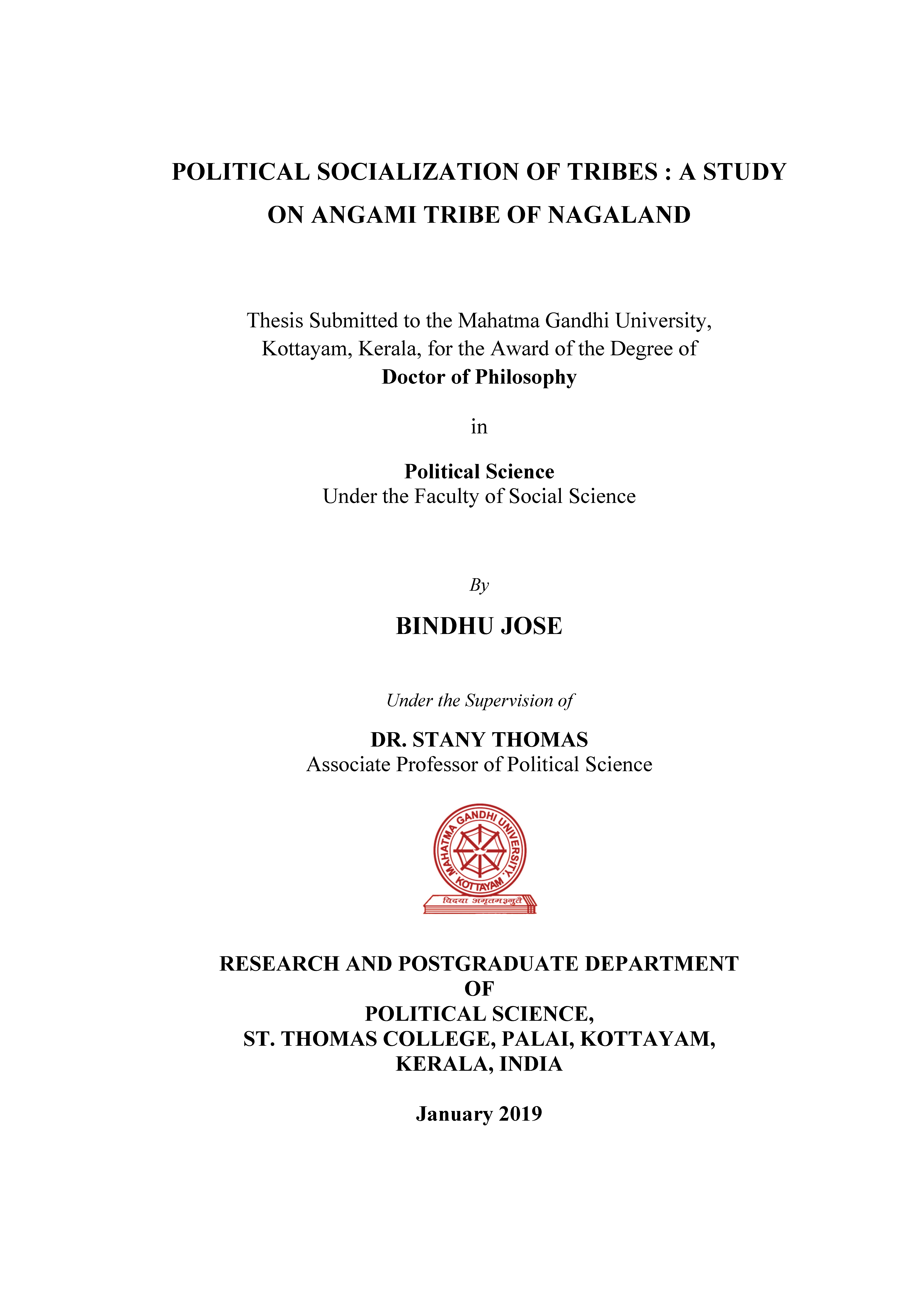 Online Thesis Search Results